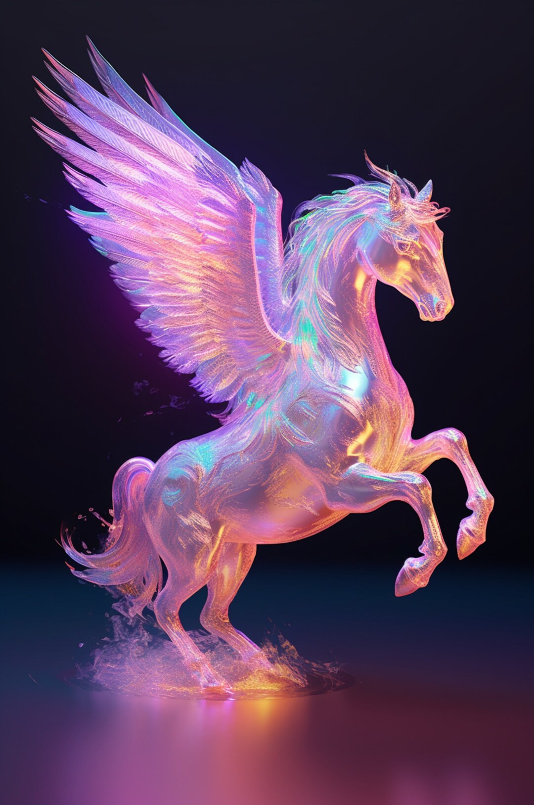 Pink Pegasus - Etsy