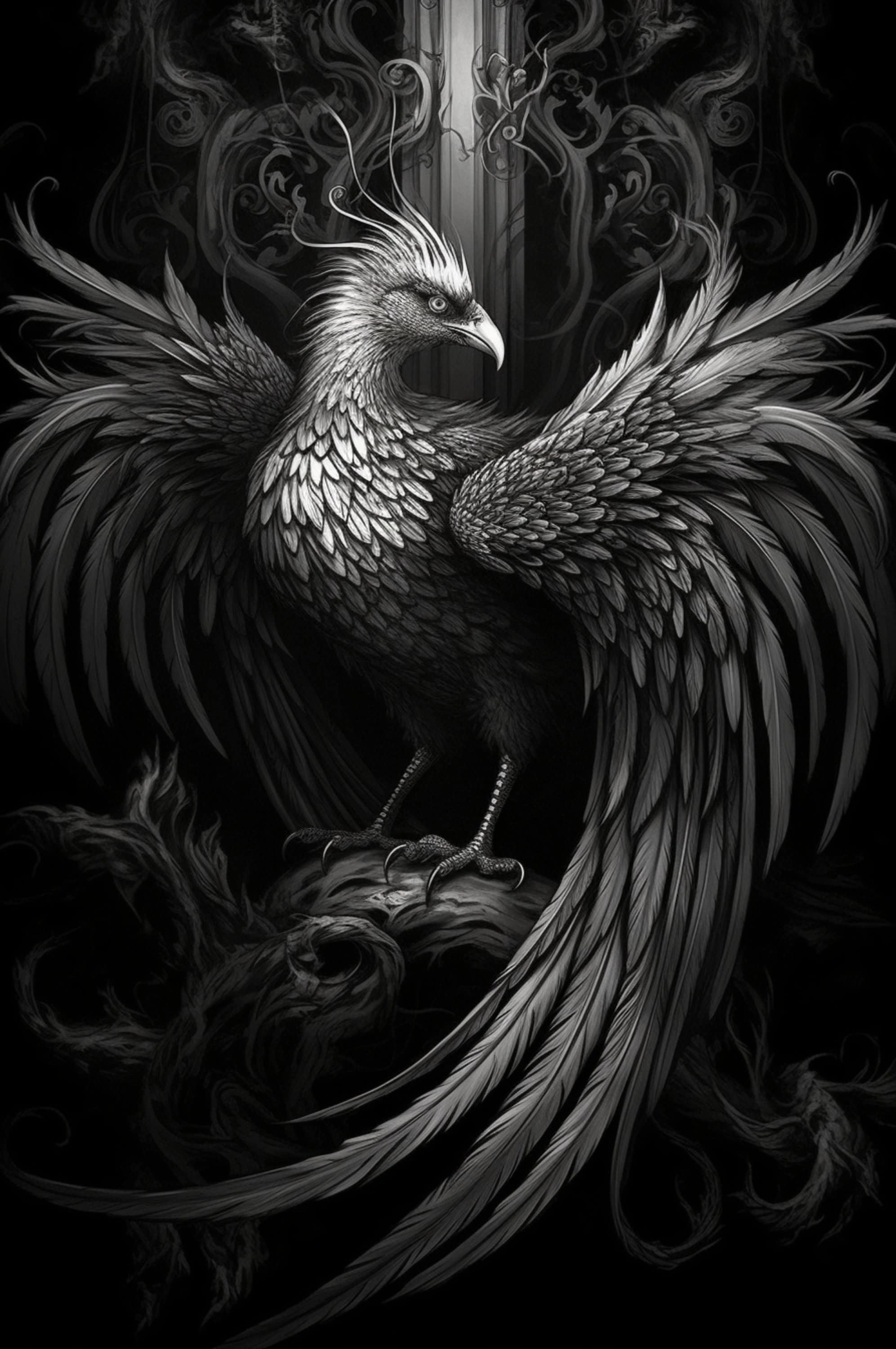 The Mysterious Phoenix - Etsy