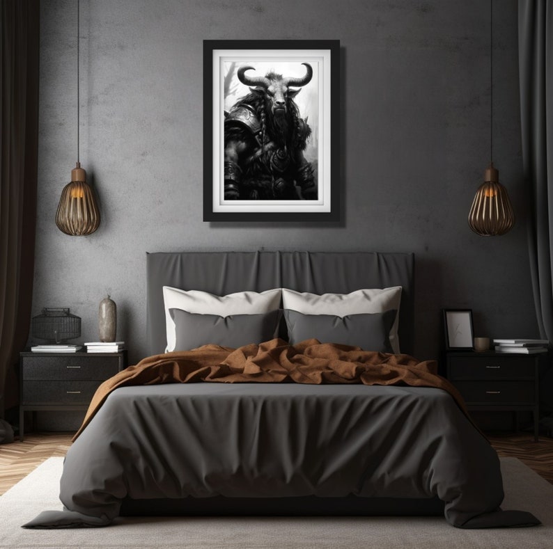 Savage Minotaur - Etsy