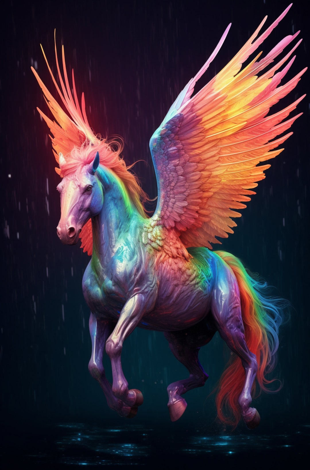 Majestic Pegasus - Etsy