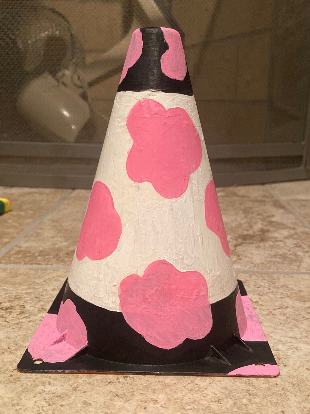 Cow Print Mini Traffic Cone - Etsy
