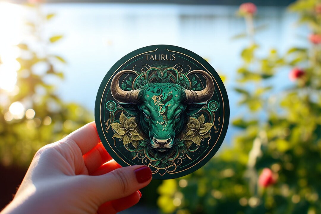 Taurus Stickers, Zodiac Sign Stickers, Astrological Sign Sticker - Etsy