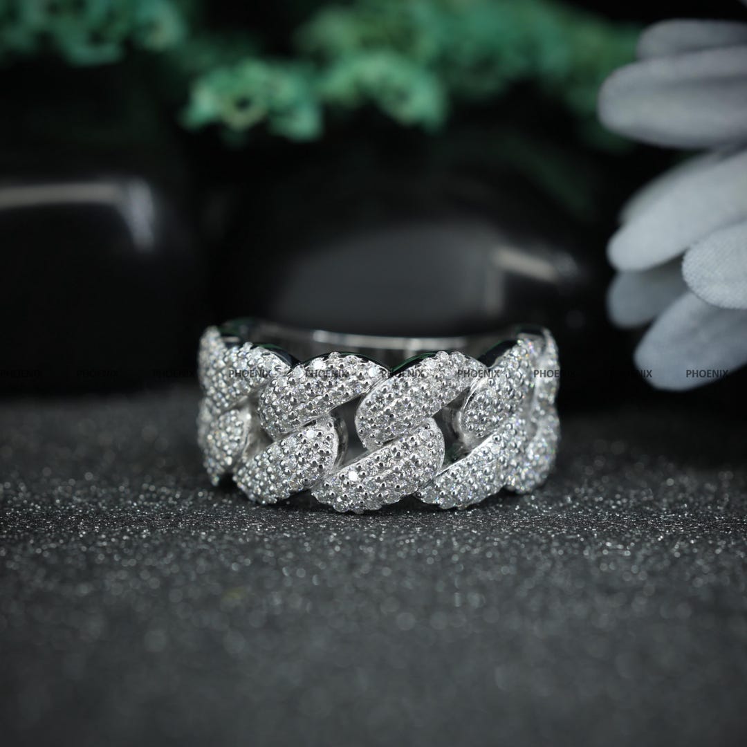 Iced Out Custom Ring | Hip Hop Bling Jewelry for Men | Statement Rapper ...