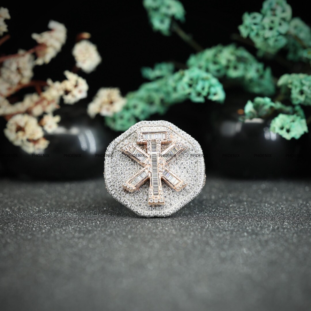 Custom Iced Out Ring | Hip Hop Bling Statement Jewelry | Personalized ...