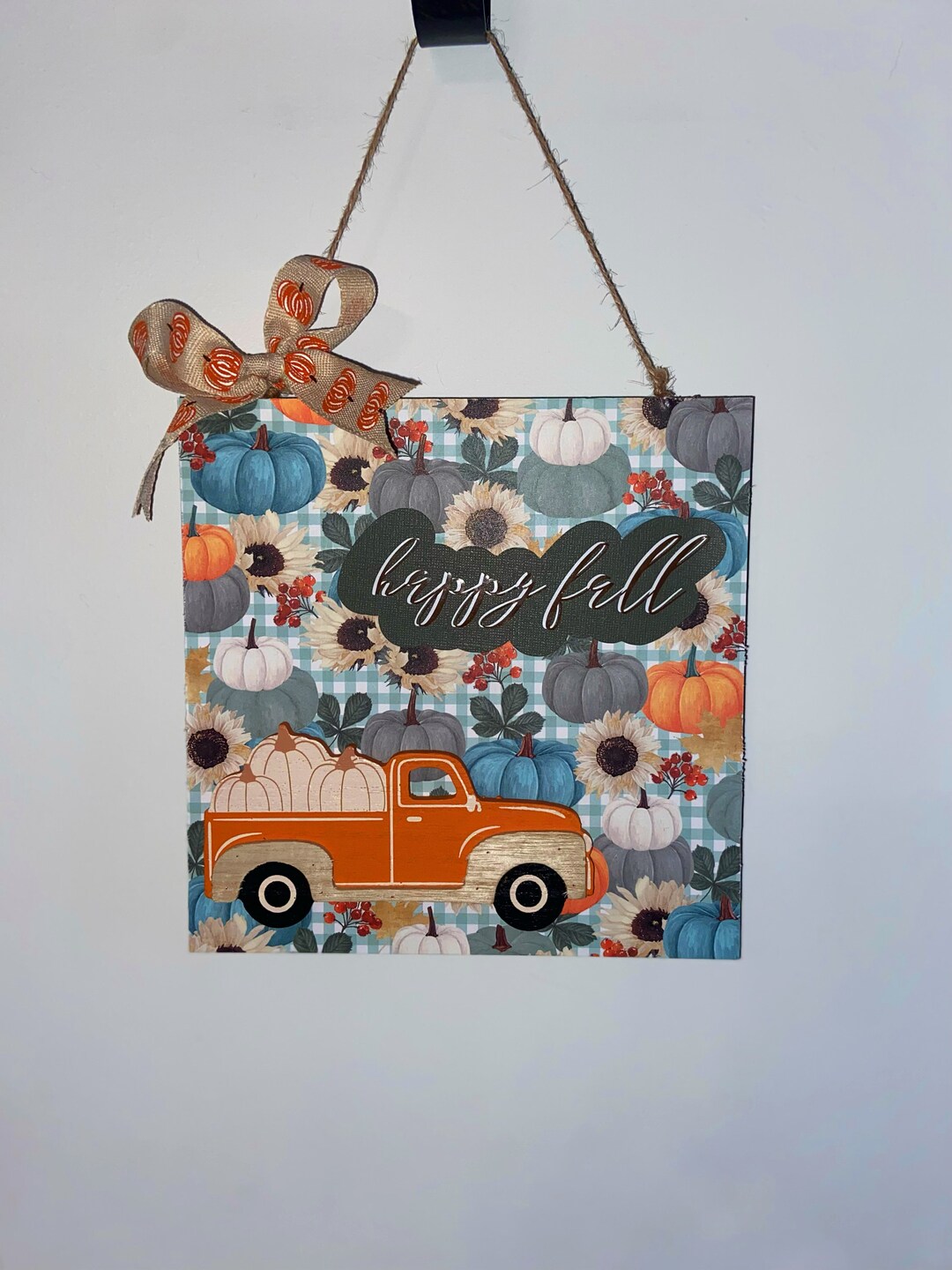 Happy Fall Sign - Etsy