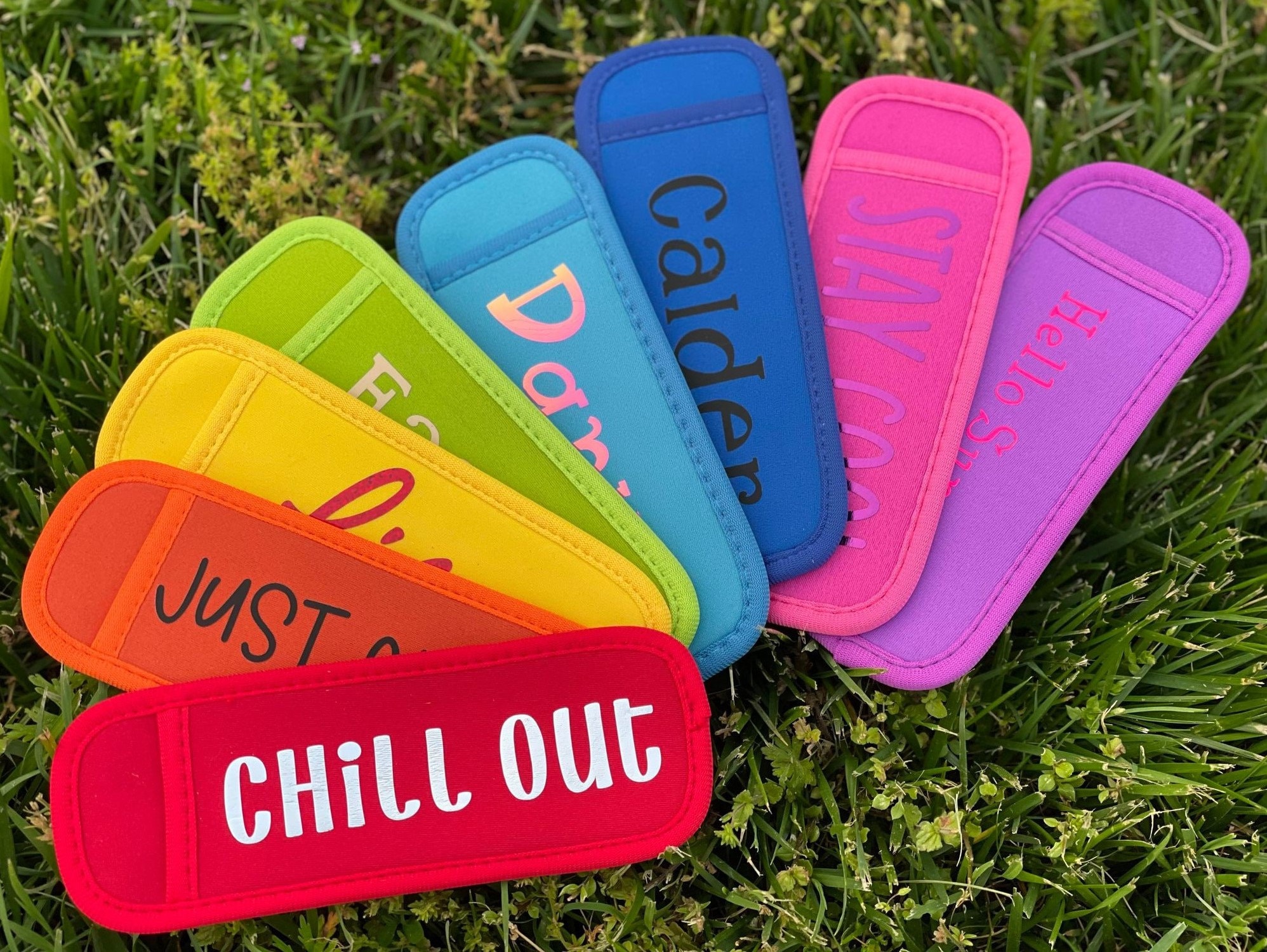 Popsicle Holders, Custom Party Favors, Ice Pop Sleeve, Treat Bag Favor ...