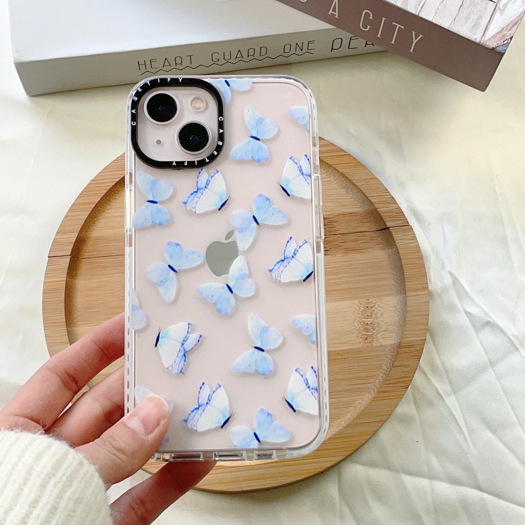 Blue Butterfly Phone Course 14 Plus 14 Pro 14 13 PRO 13 12 PRO MAX 13 ...
