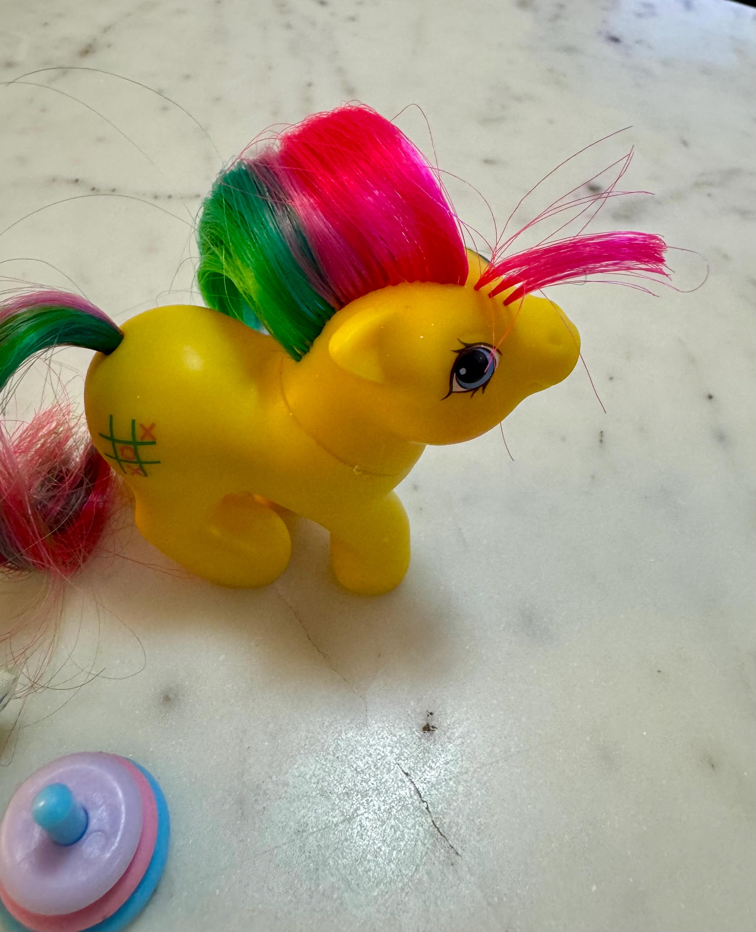 My Little Pony Baby Tic Tac Toe , My First Tooth Set, Vintage 1987 G1 ...