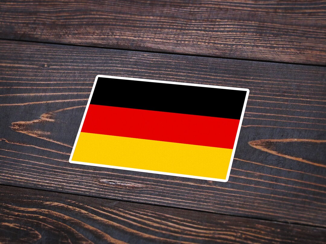 Germany Flag Sticker | Laptop Vinyl Decal | Bumper Sticker | Country ...