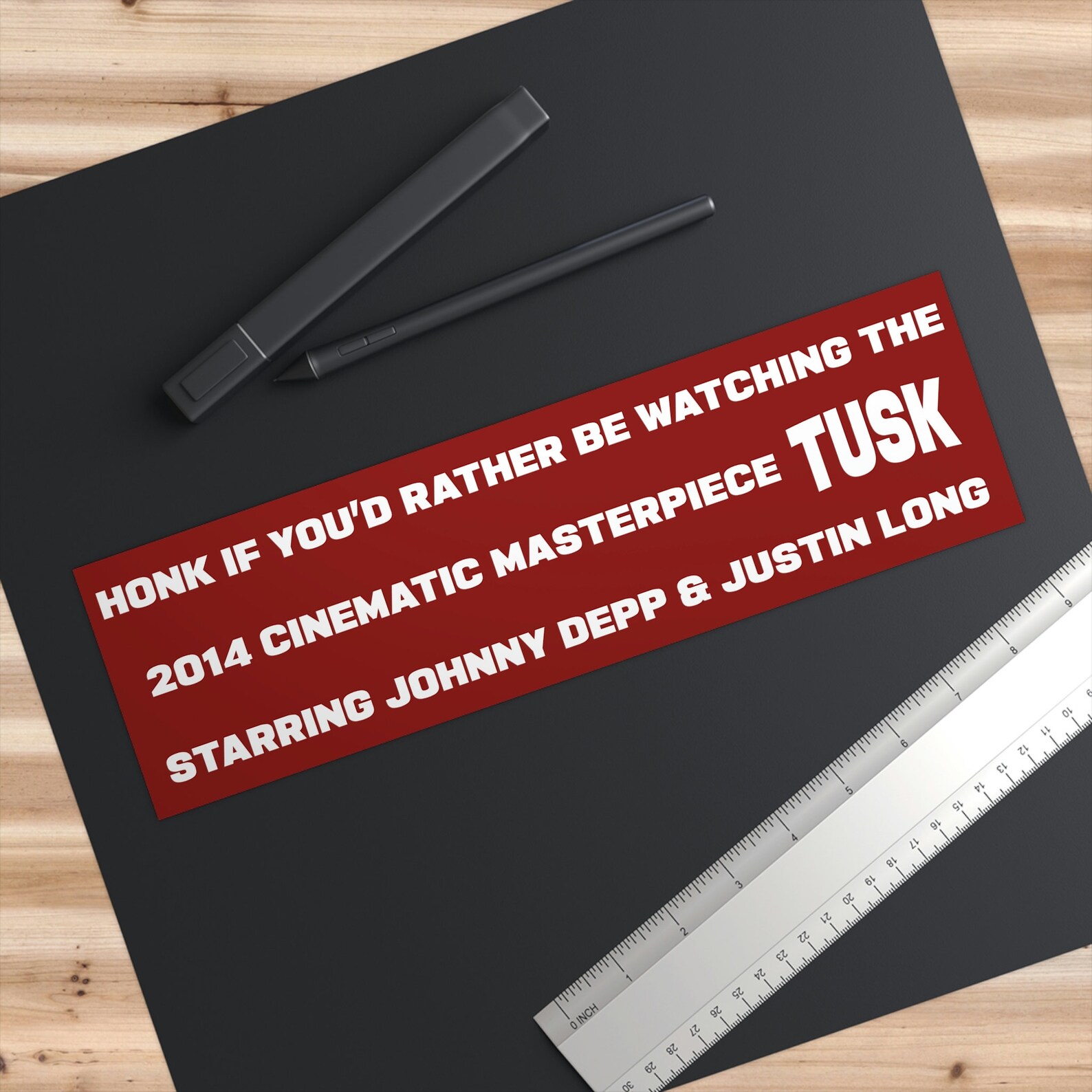 Tusk Movie Bumper Sticker | 2014 Horror Film Vinyl Decal | Kevin Smith ...