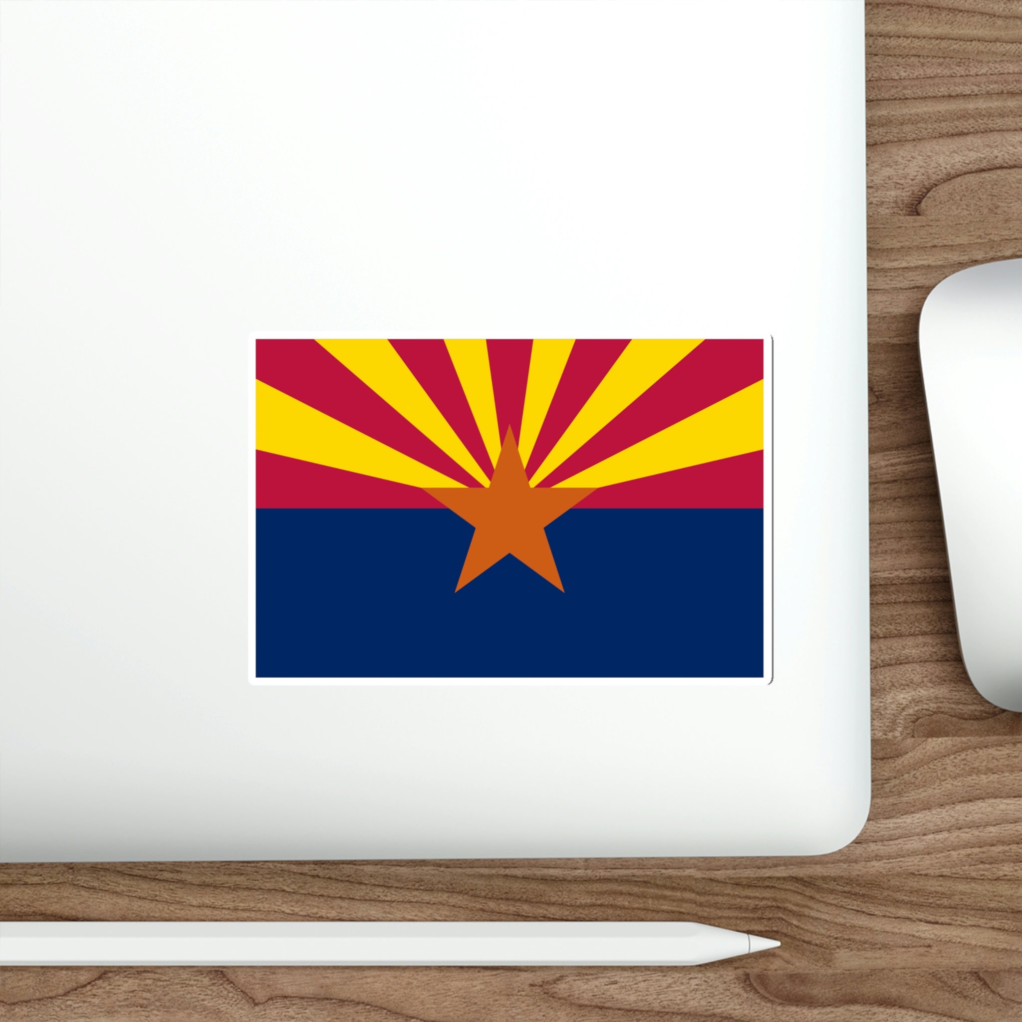 Arizona State Flag Sticker Water Bottle Arizonan Vinyl - Etsy