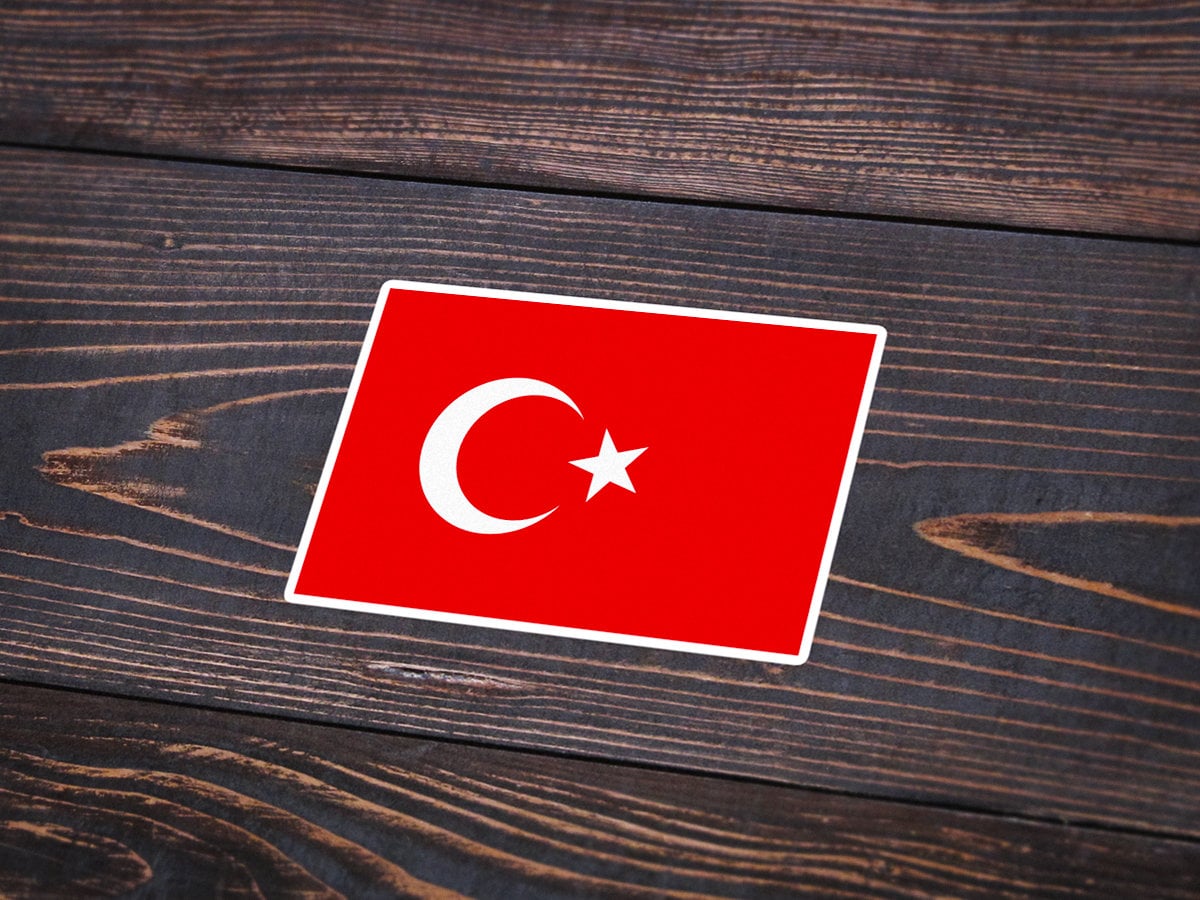 Turkey Flag Sticker Turkish Vinyl Decal Laptop Sticker - Etsy