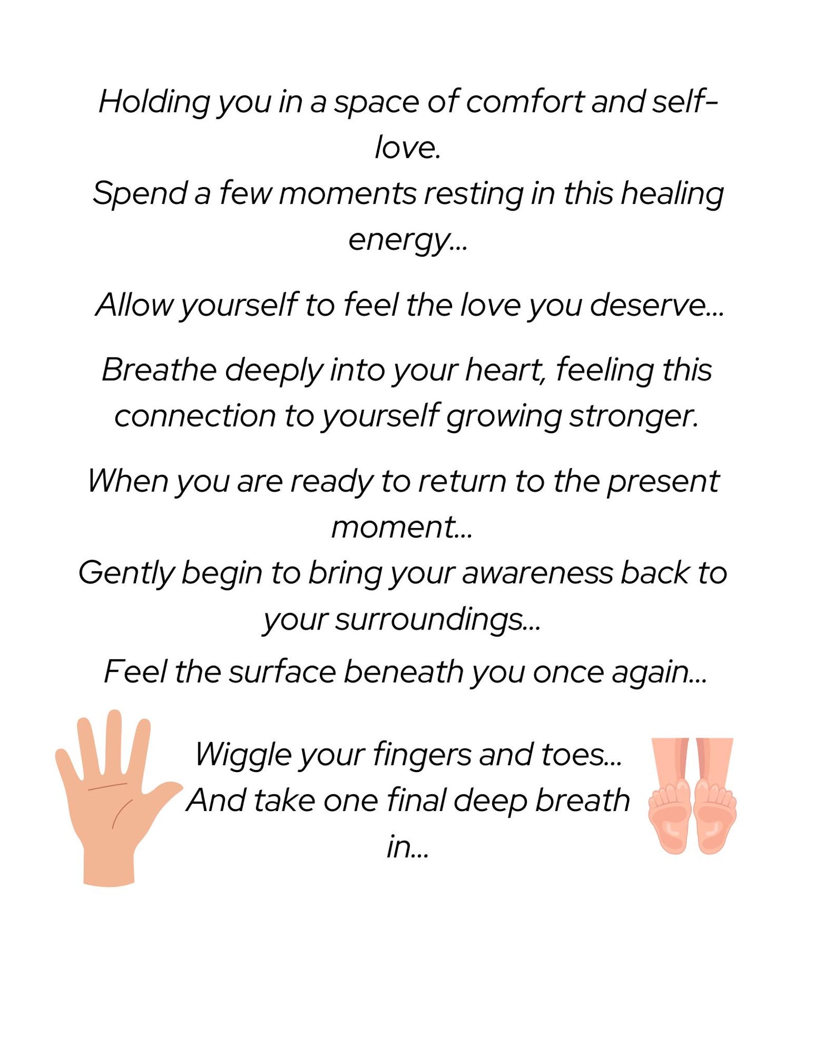 Meditation Script for Recording a Mindful Meditation to Guide Into Self ...