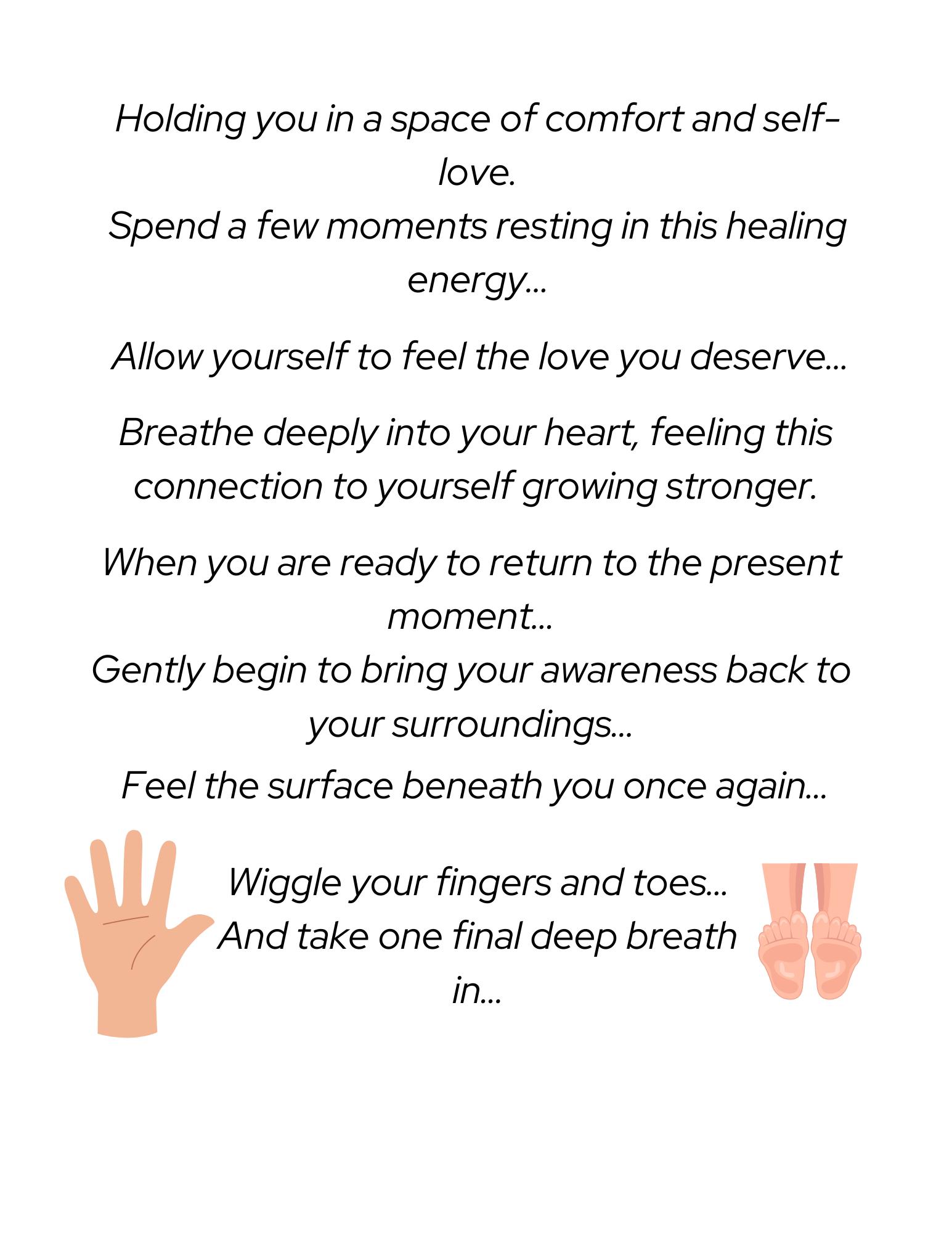 Meditation Script for Recording a Mindful Meditation to Guide Into Self ...