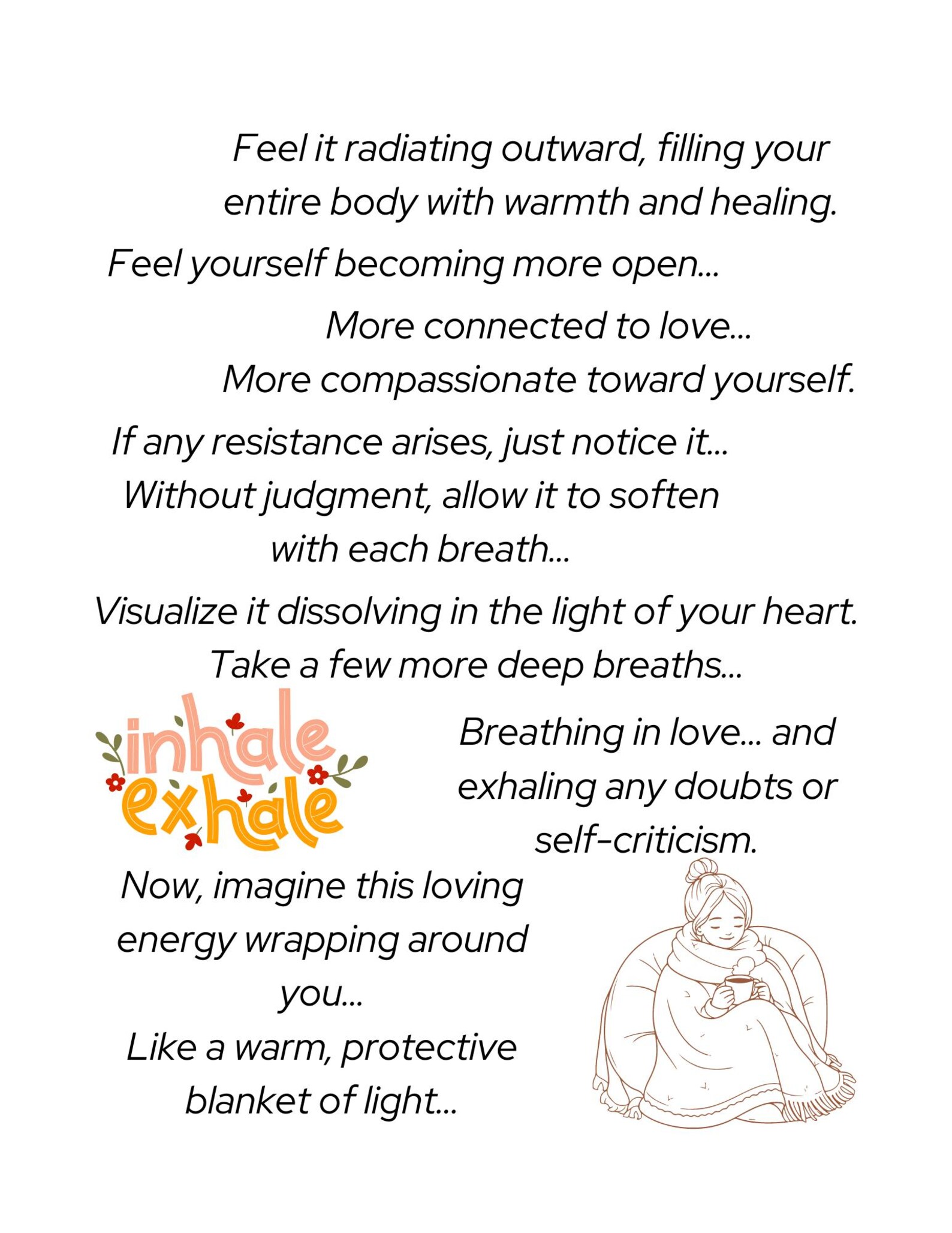 Meditation Script for Recording a Mindful Meditation to Guide Into Self ...