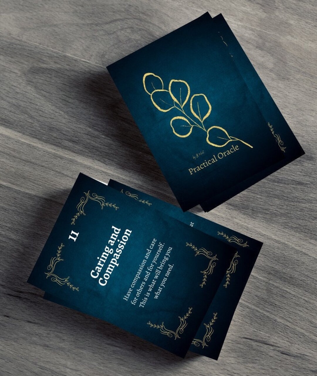 Blue Oracle Message Cards - Etsy