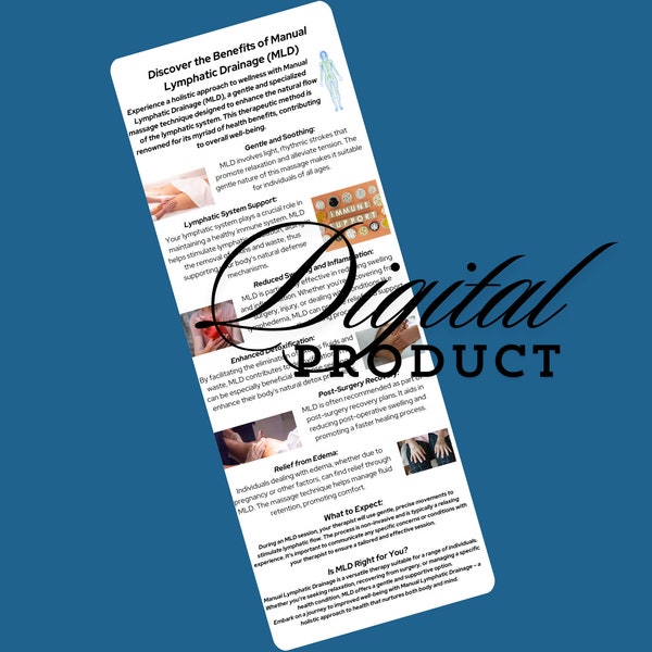 Lymphatic Drainage Poster - Etsy UK