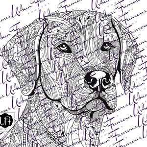 Dog Breeds Animal Coloring Pages Instant Download Printable Art ...