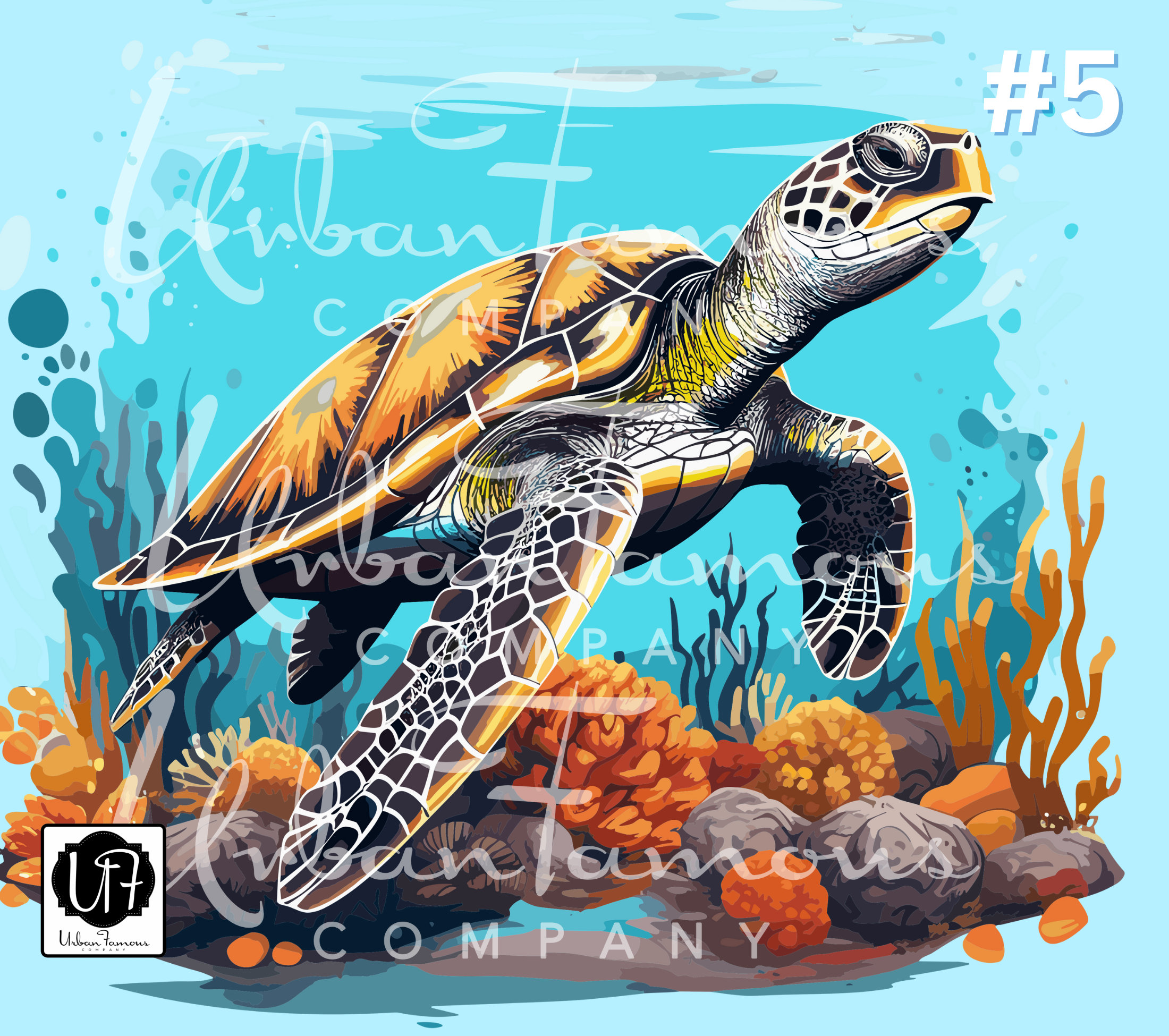 Beautiful Sea Turtles SVG PNG Files Digital Downloads PDF Link Download ...