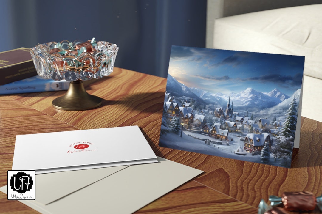 Spirit of Christmas Cards and Envelopes Unique Holiday Greeting Card ...