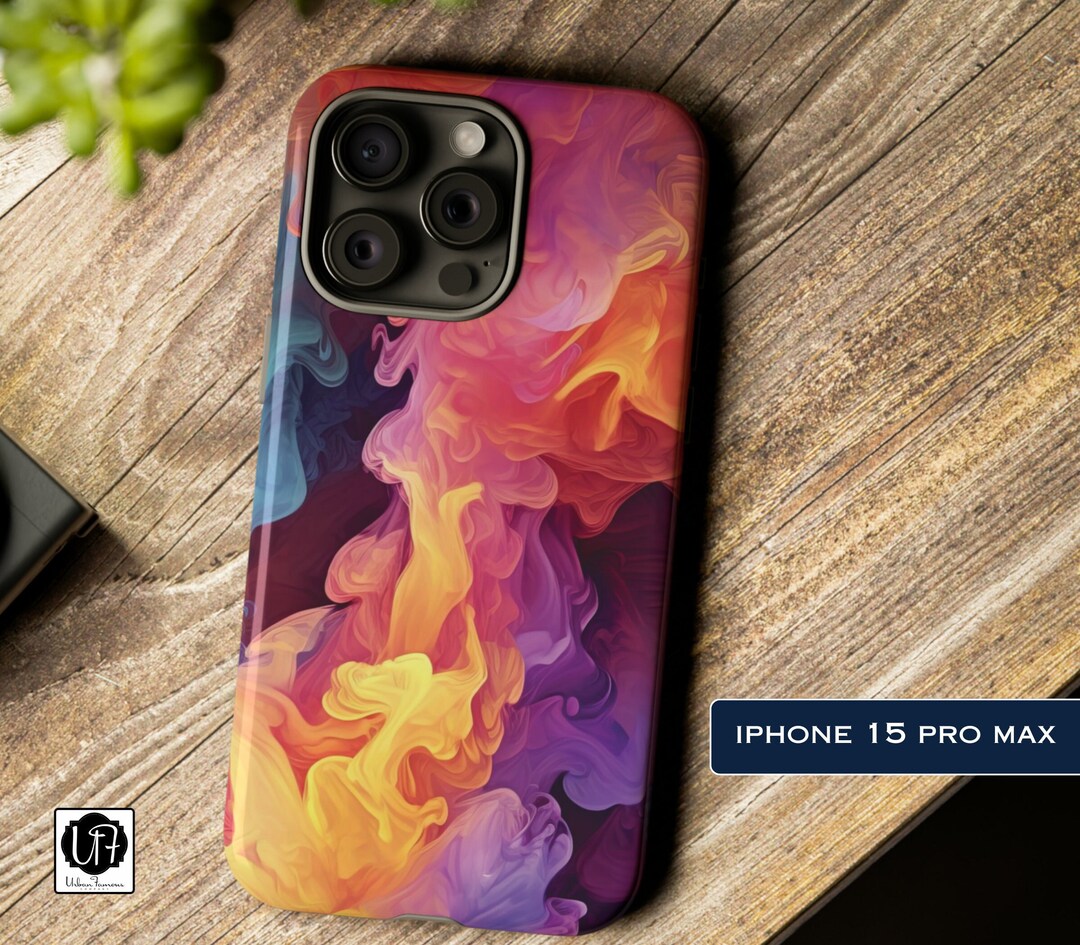Colored Smoke iPhone Case Multi-color Traveler Phone Protector Travel ...