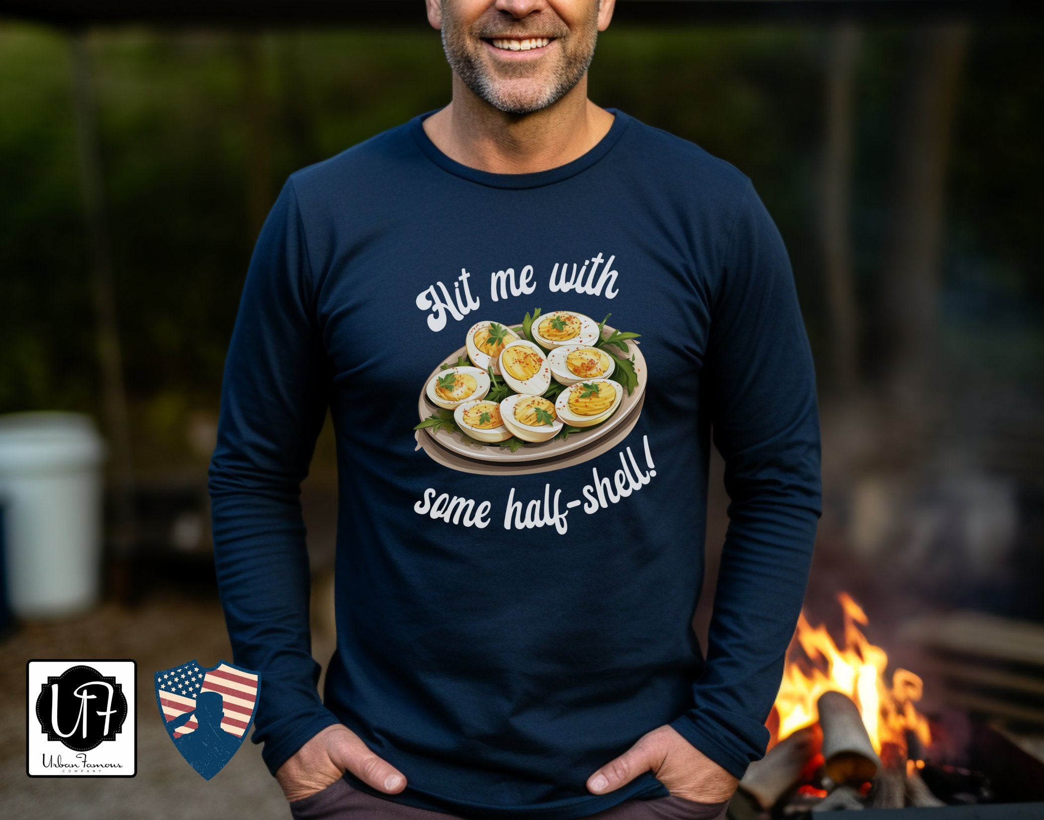 Deviled Egg Shirt Hit Me With Some Half-shell T-shirt Thanksgiving ...