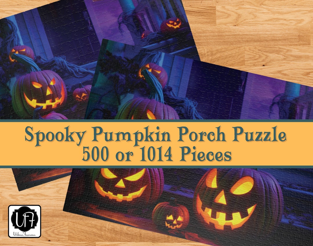 Halloween Pumpkins Puzzle Spooky Season Gift Halloween Kids Activity ...