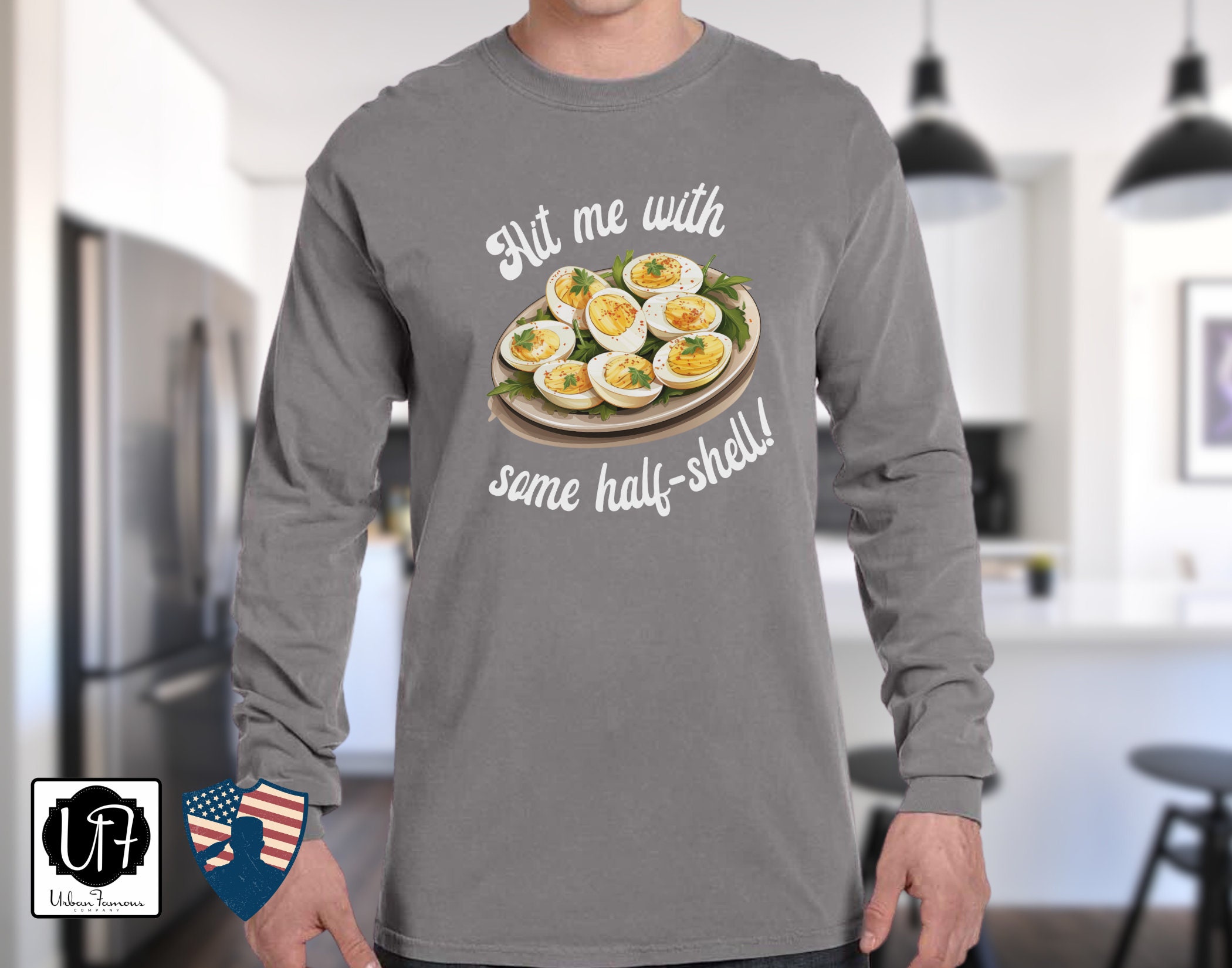 Deviled Egg Shirt Hit Me With Some Half-shell T-shirt Thanksgiving ...