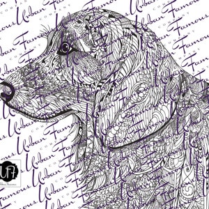 Dog Breeds Animal Coloring Pages Instant Download Printable Art ...