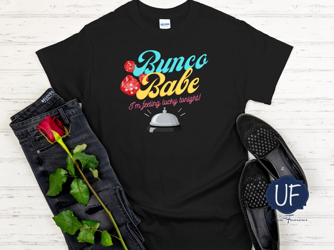Bunco Night T-shirt Lucky Bunco Shirt Lucky Bunco Gift, Game Queen Host ...