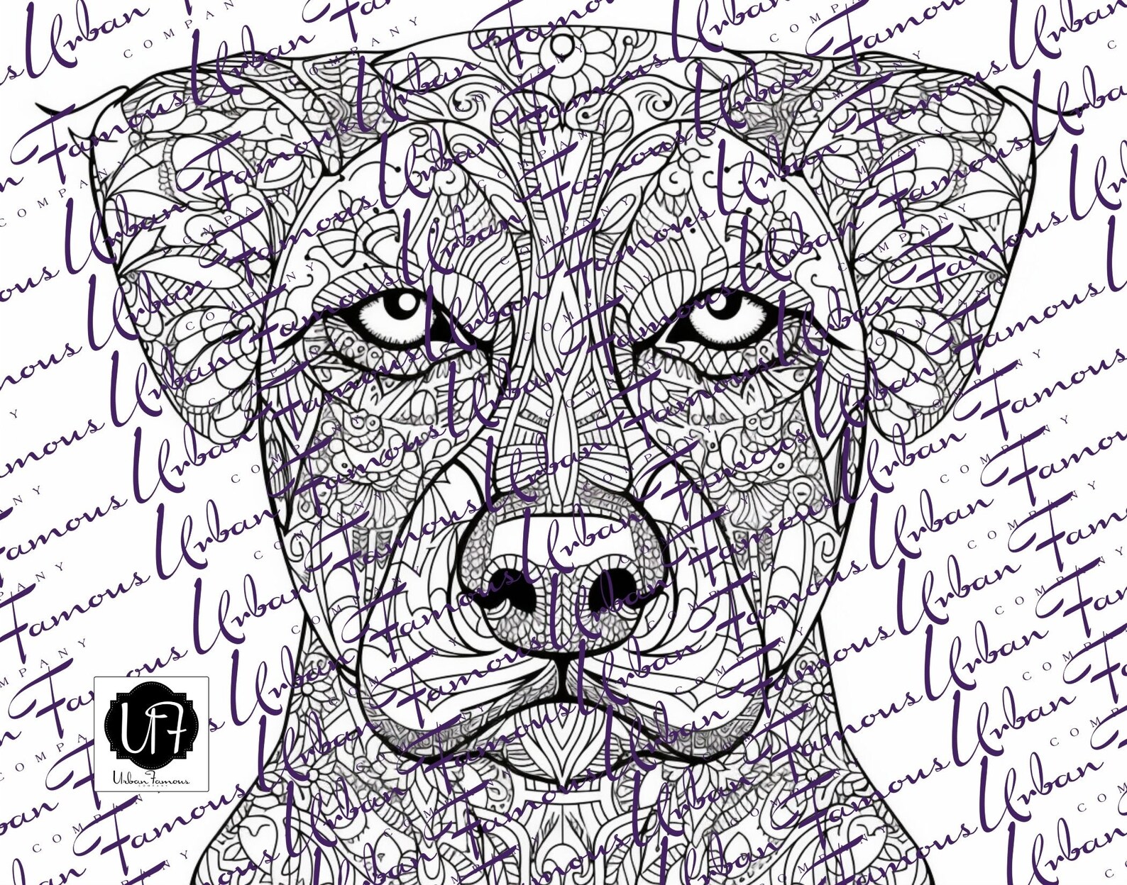 Dog Breeds Animal Coloring Pages Instant Download Printable Art ...