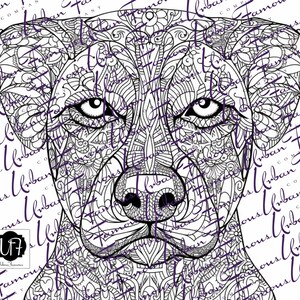 Dog Breeds Animal Coloring Pages Instant Download Printable Art ...