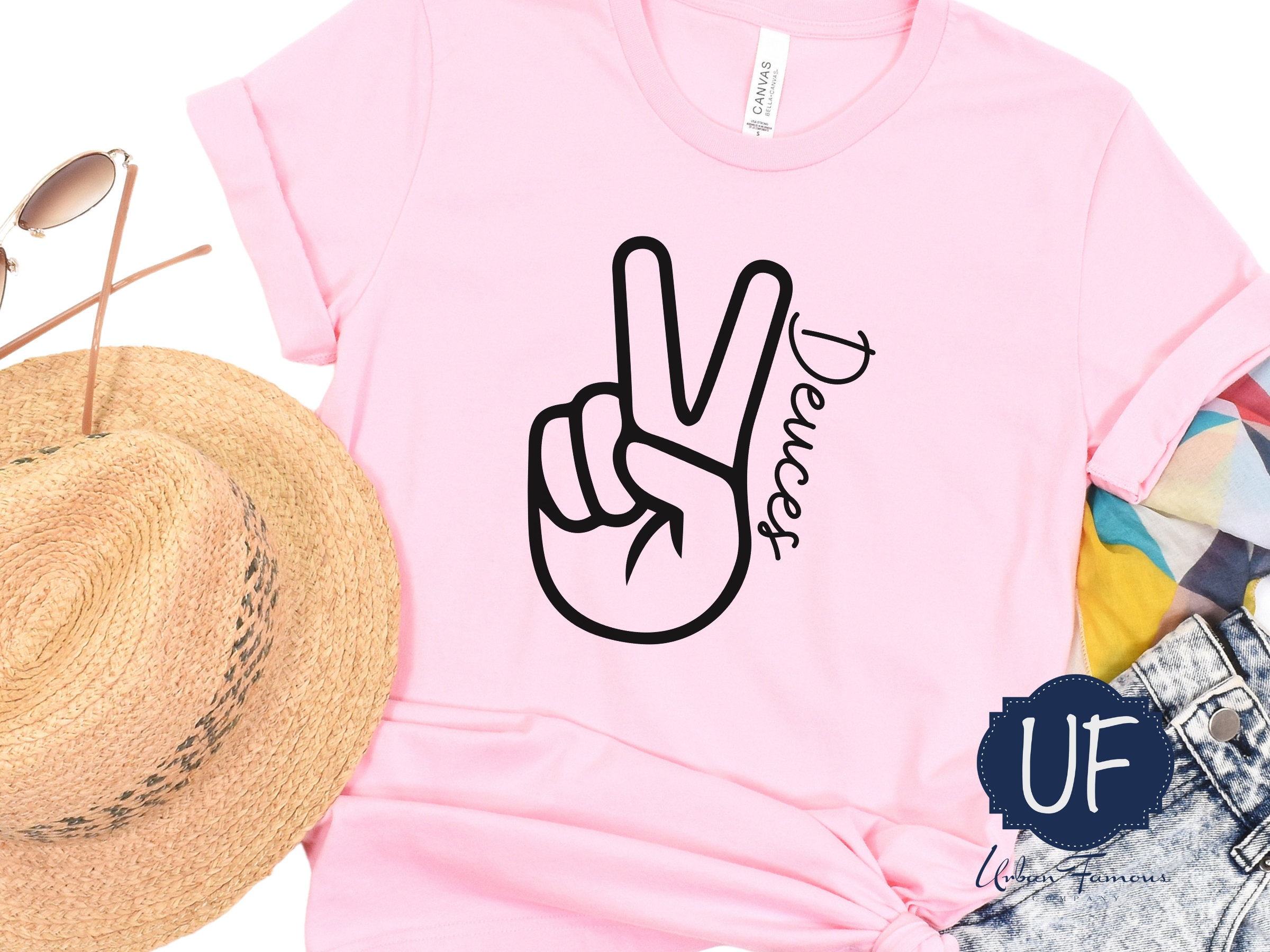 Funny Adios Peace Deuces T-shirt Gift Custom Peace Out Tshirt Design ...