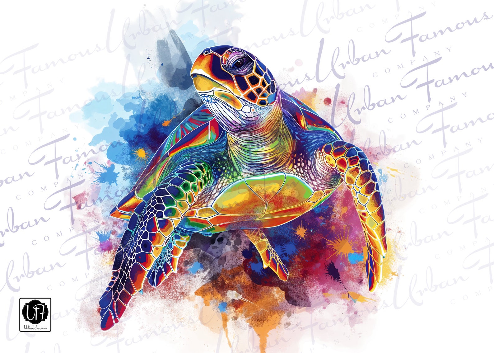 Tropical Sea Turtles PNG Files Instant Download Vector Files Ocean Digital Design File AI Art ...