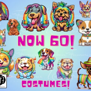 Cute Doggie Stickers Instant Download for Digital Planners, Decorating ...