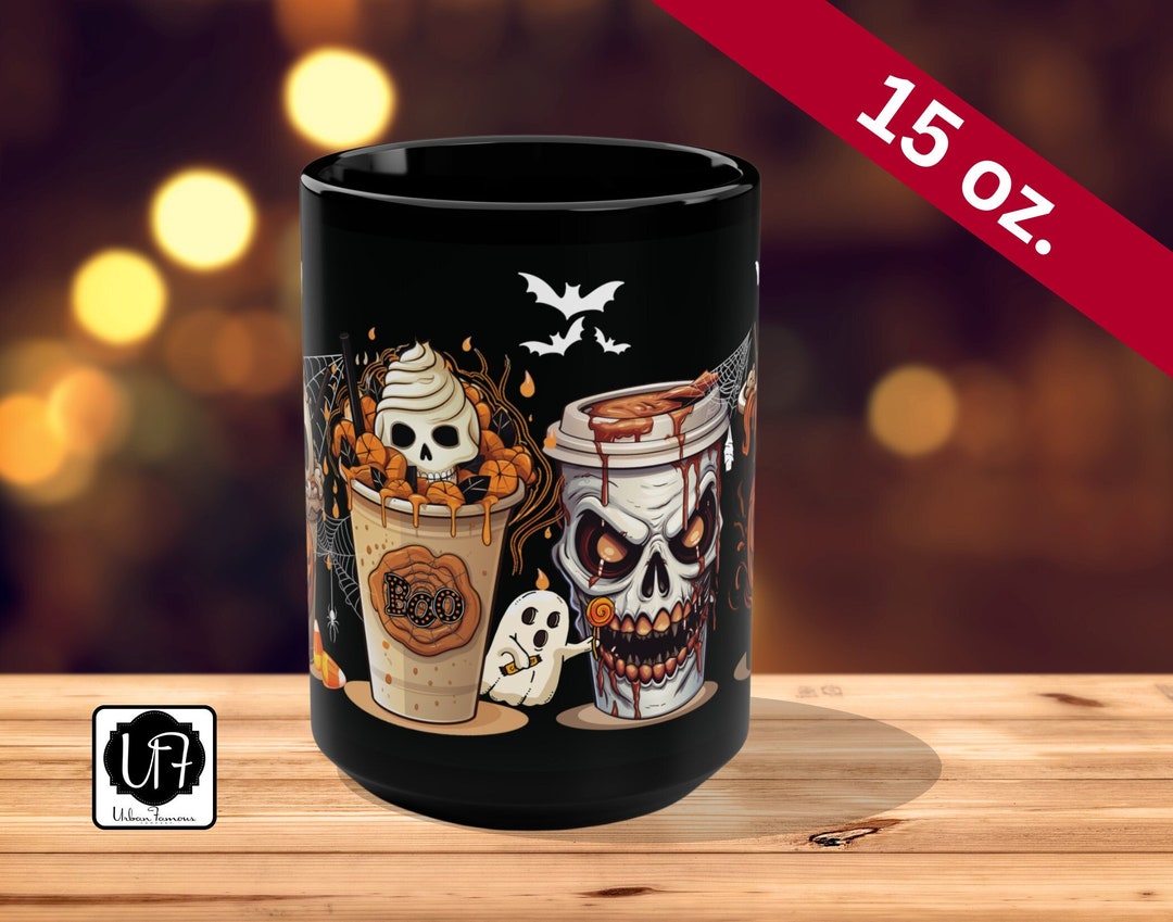 Spooky Blend Coffee Cup - Haunting Brew Mug for Halloween - Scary ...