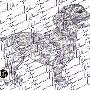 Dog Breeds Animal Coloring Pages Instant Download Printable Art ...
