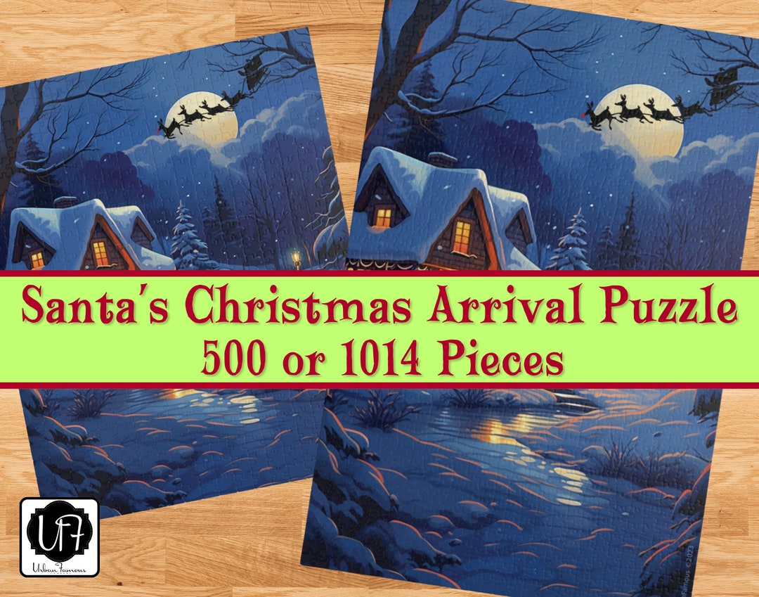 Christmas Delivery Puzzle Santas Sleigh Gift Christmas Holiday Kids ...