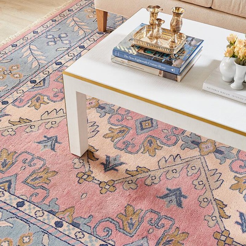 Pink Oushak Rug - Etsy