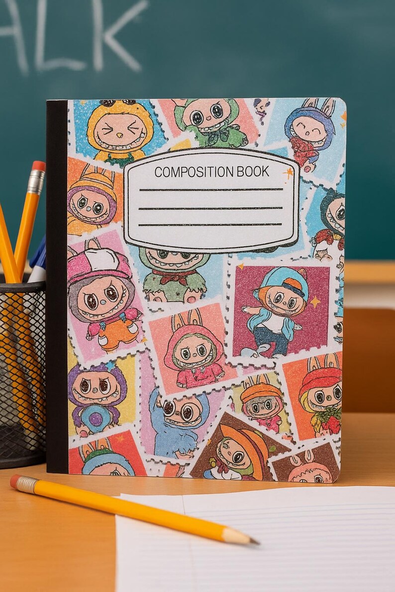 Labubu Custom Notebook: Personalized Kawaii Journal - Etsy