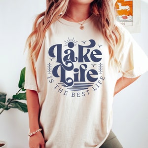Lake Life Shirt, Lake Day Tshirt, Lake House Gift, Lake Lover Gift ...
