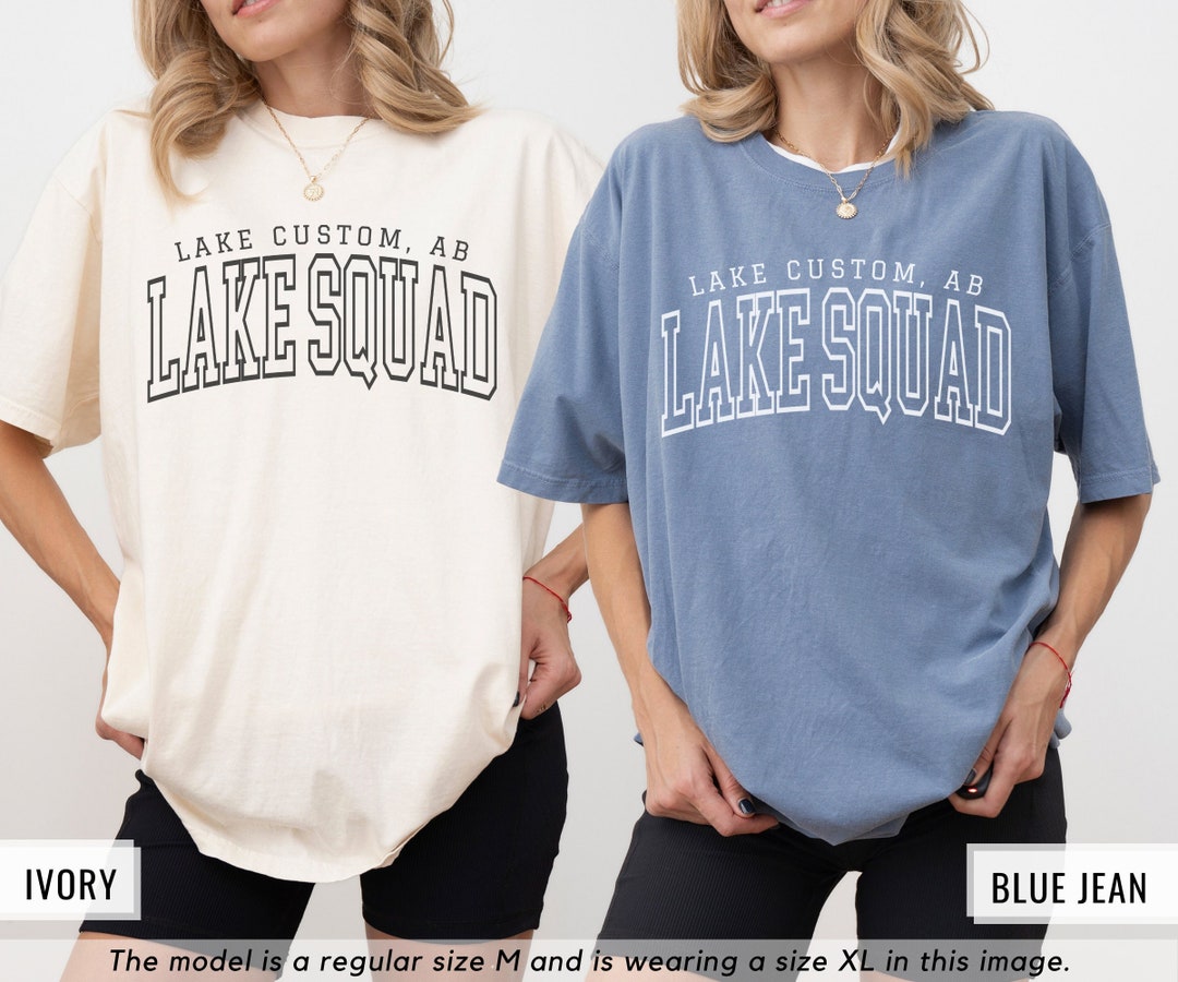Custom Lake Squad Shirt, Personalized Lake Group Tshirt, Lake House ...