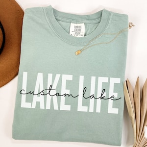Custom Lake Life Shirt, Personalized Lake Tshirt, Lake House Gift, Lake ...