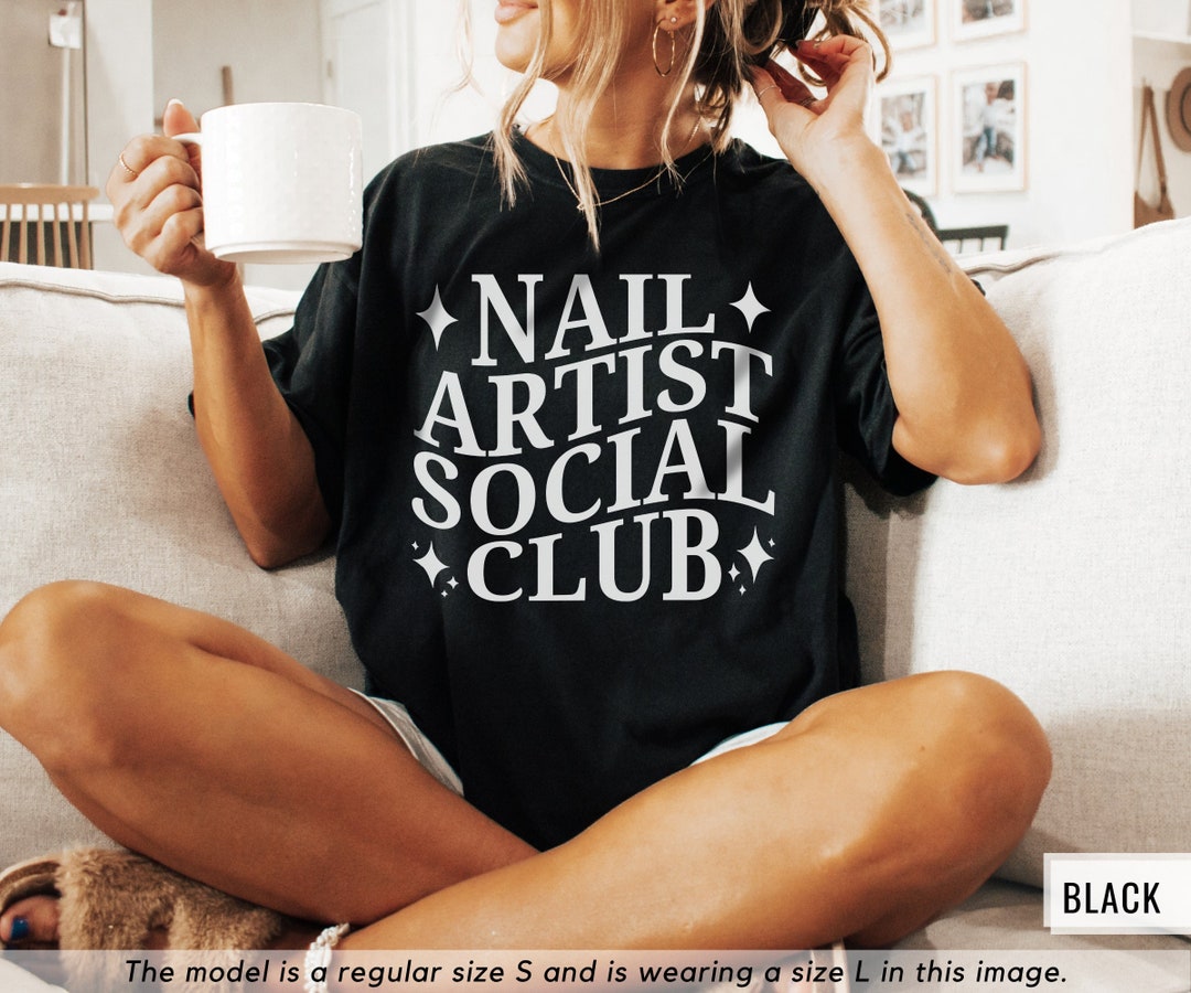 Retro Nail Artist Shirt, Nail Tech Shirt, Gift for Nail Tech, Nail ...