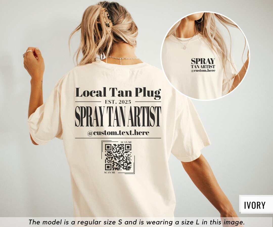 Custom Spray Tan Artist Shirt, Spray Tan Shirt, Tanning Artist Tshirt ...