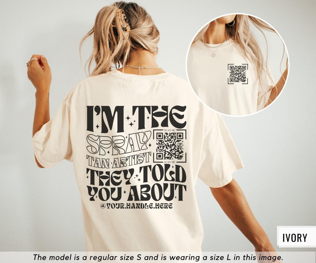 Custom Spray Tan Artist Shirt, Spray Tan Tshirt, Tanning Artist Tee ...