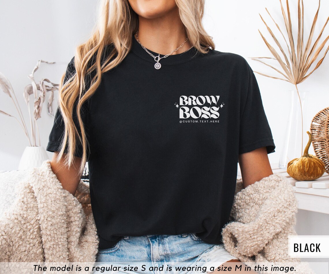 Custom Brow Tech Shirt, Brow Artist Tshirt, Brow Artist Instagram, Brow ...
