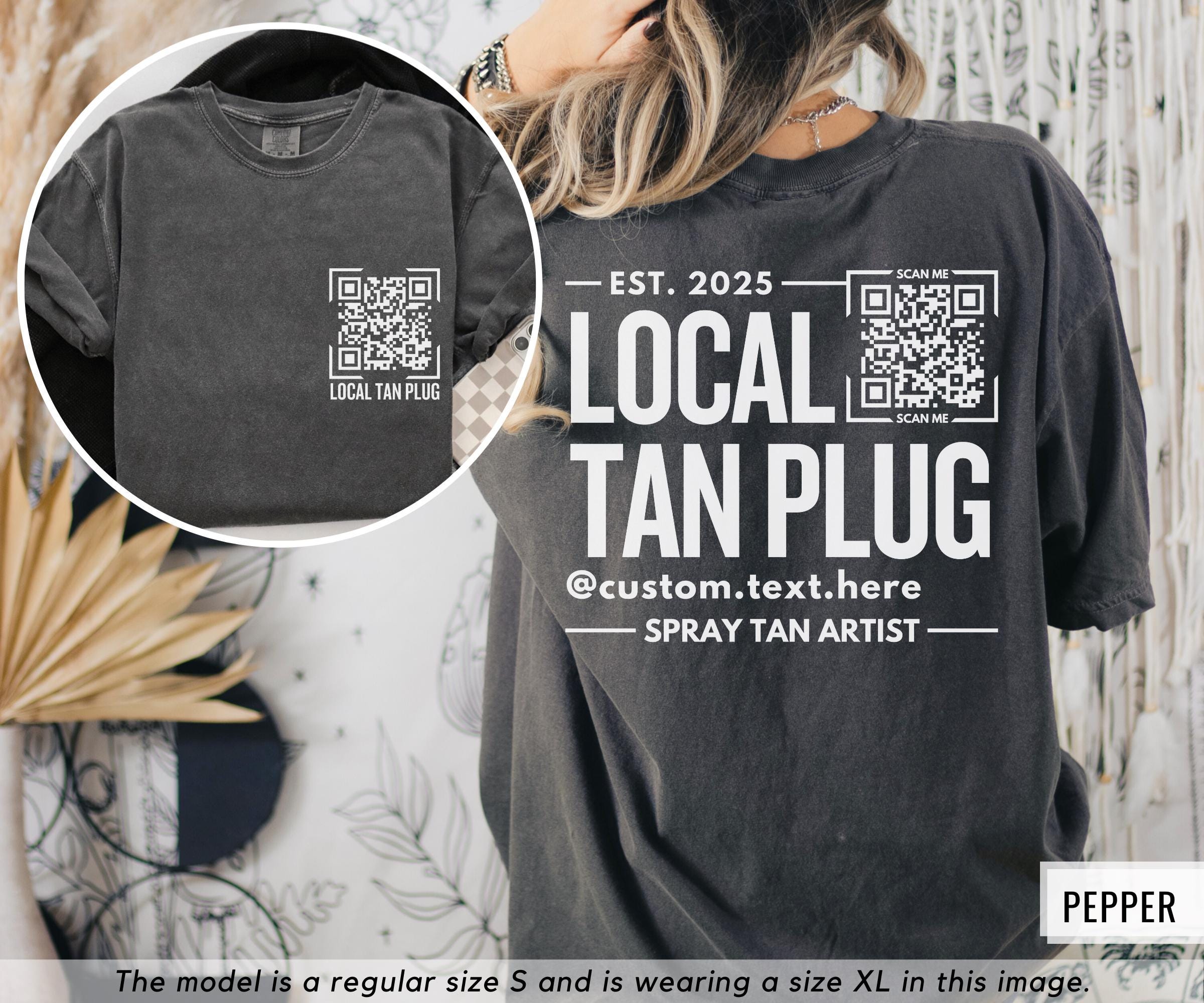 Custom Spray Tan Artist Shirt, Spray Tan Tee, Tanning Salon Tshirt ...