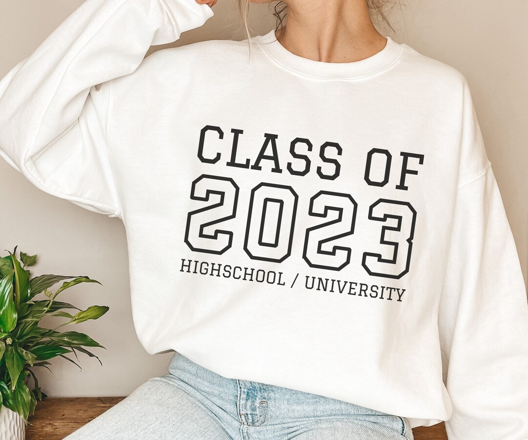 Custom Graduation Sweatshirt, Class of 2024 Sweatshirt, Senior ...