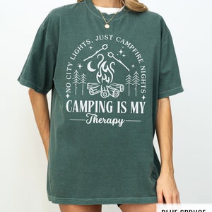 Camping is My Therapy, Camp Shirt, Camping Lover Tshirt, Camping Trip ...